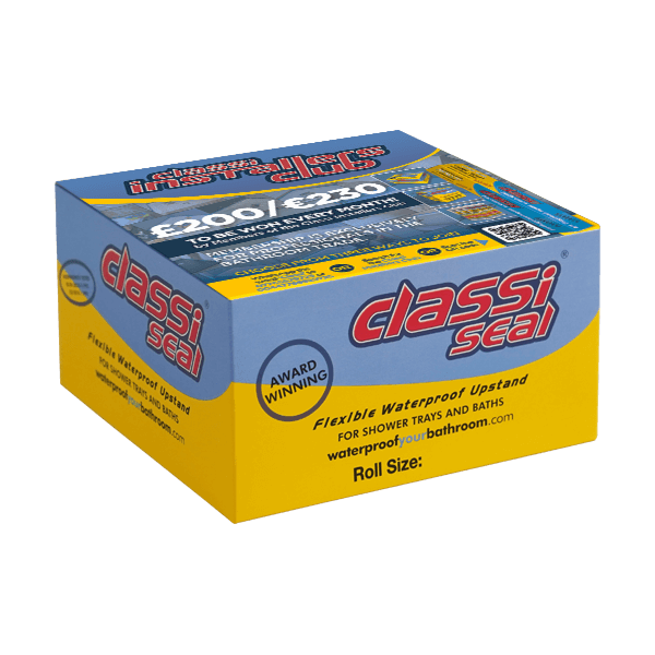 Classi-Seal Self Adhesive Flexible Waterproof Upstand Bath & Shower ...